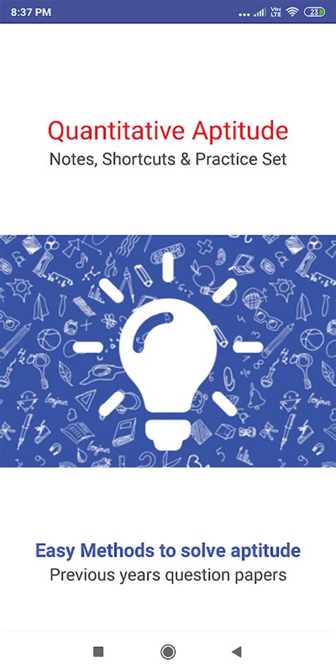 Aptitude Test Notes Shortcuts And Practice Set Apk For Android Download