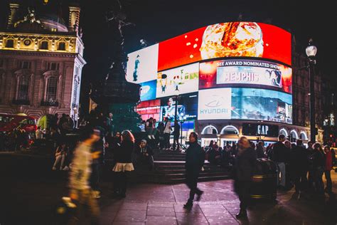 Free Images People Road Street Night City Crowd Dark Busy Evening Color London