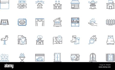 Upgrade Line Icons Collection Enhance Innovate Transform Elevate