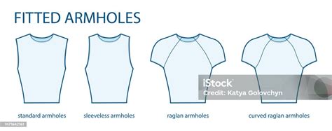 핏 암홀 짧은 길이 표준 민소매 곡선 래글런 소매 옷 테크니컬 패션 일러스트레이션 세트와 몸에 맞았습니다 플랫 의류 템플릿 앞면 여성 남성 남녀 공용 Cad 모형 0명에