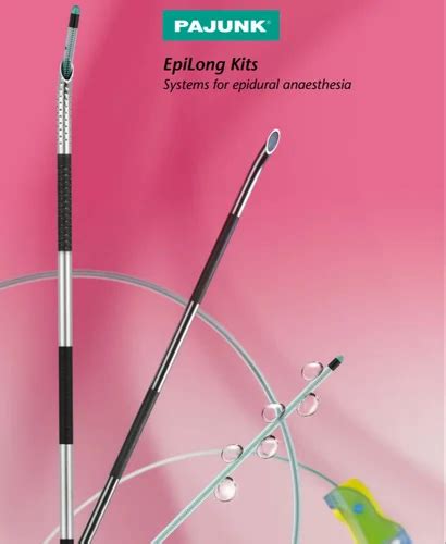 Anesthesia Epidural Set Pediatric Pajunk At Rs 2450piece एनेस्थीसिया
