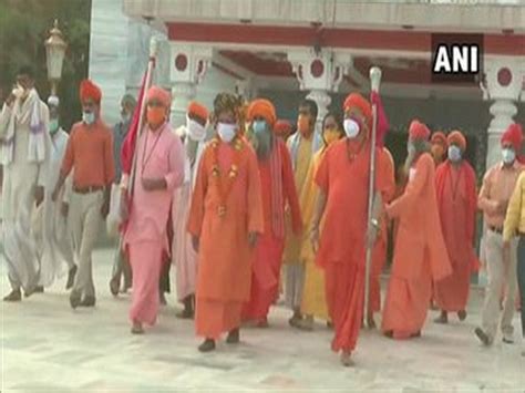 Adityanath Takes Out Vijay Julus In His Capacity As Mahant Of Gorakhnath Math Today