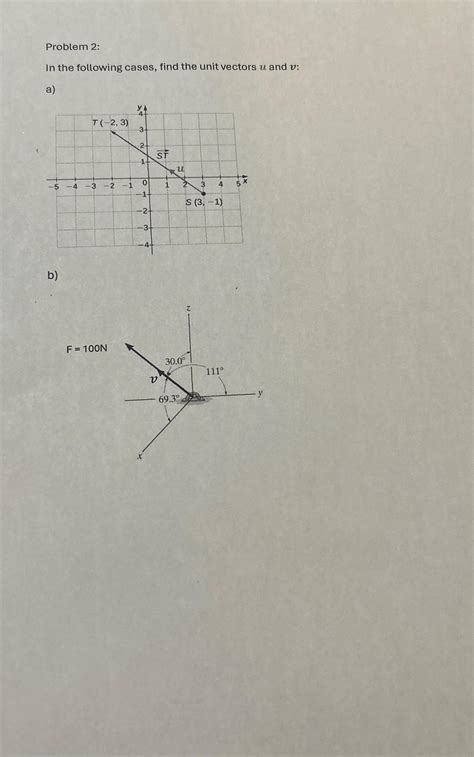 solved please do a and b ﻿problem 2 in the following cases