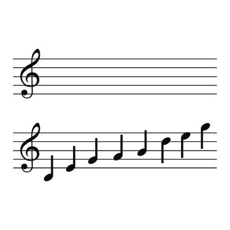 Premium Vector Music Notes Vector Icons Set Vector Illustration