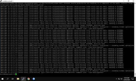 My Apache Server Auto Freezes Rapache
