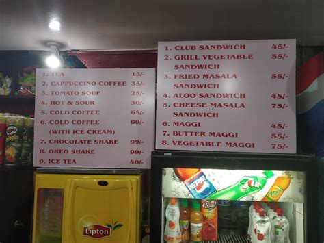 Menu At Roly Poly Jaipur Shop