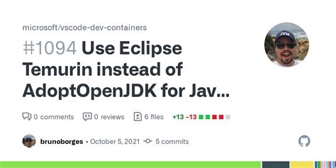 Use Eclipse Temurin Instead Of Adoptopenjdk For Java 8 By Brunoborges · Pull Request 1094