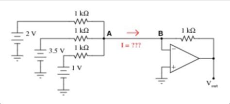 Solved Determine Current From A To B Then Output Voltage Chegg Com