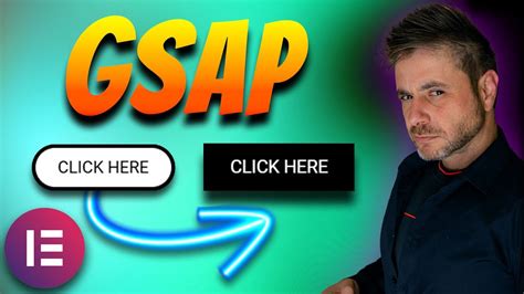 Gsap Button Magic Elevate Your Elementor Button Hover Effects Wordpress Tutorial Youtube