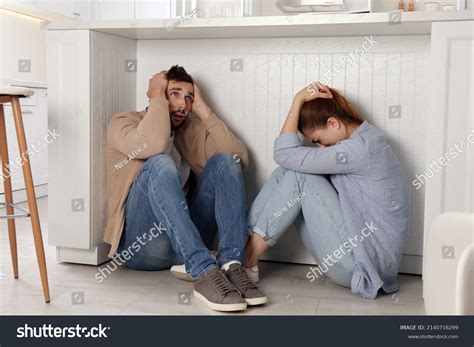 Scared Person Hiding