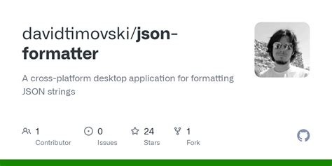 Github Davidtimovskijson Formatter A Cross Platform Desktop Application For Formatting Json