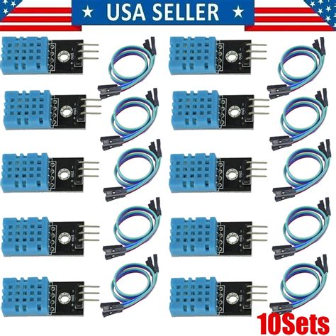 10pcs Dht11 Temperature And Relative Humidity Sensor Module For Arduino