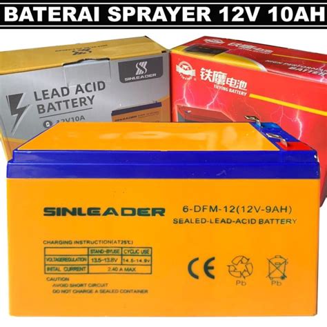 Baterai V Ah Untuk Sprayer Elektrik Volt Ah Lazada Indonesia