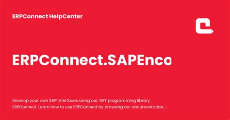 Erpconnectsapencodinginfo Erpconnect Helpcenter