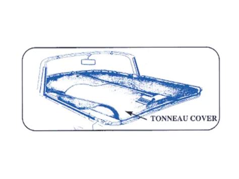 Ecklers Tonneau Cover Red 1957 Ford Thunderbird