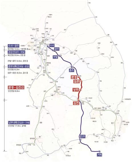 내륙고속철 완성하는 문경~김천 철도 예타 통과 26년 착공 중앙일보