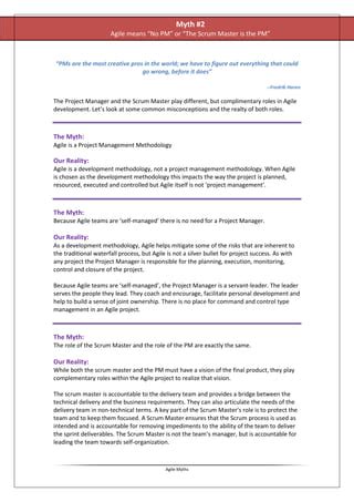 Agile Myth 2 Who Needs A Pm PDF
