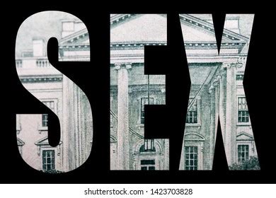Sex Money Block Letter On Black Stock Photo Shutterstock