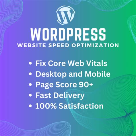 Do Wordpress Website Speed Optimization Fix Core Web Vitals By Narenparmar7491 Fiverr