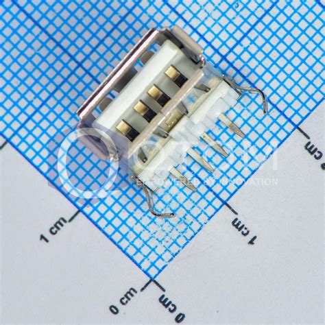 4p Female Type A Plugin Usb Connectors Qtom