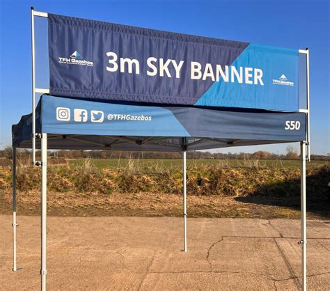 Sky Banner For Pop Up Gazebo Tfh Gazebos