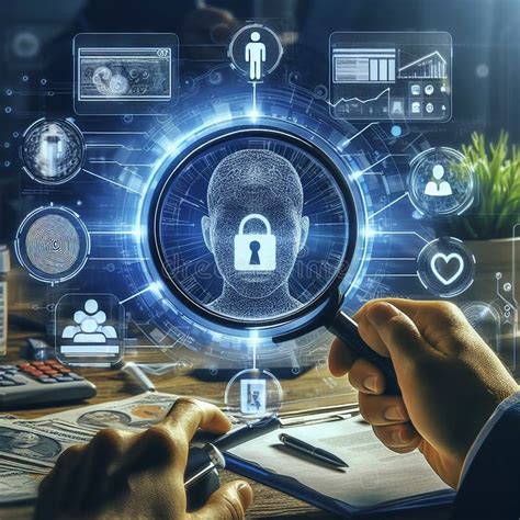 An Identity Verification Kiosk At An Airport Security Checkpoint Generative Ai Stock