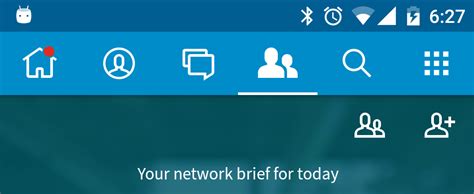 Android How To Create New Linkedin App Style Actionbar With Tabs