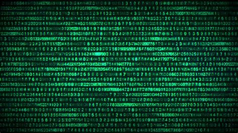 Binary Code Data Security Distort Background 1618311 Stock Video At