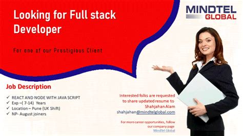 Shahjahan Alam On Linkedin Hi Everyone We Are Looking For Full Stack