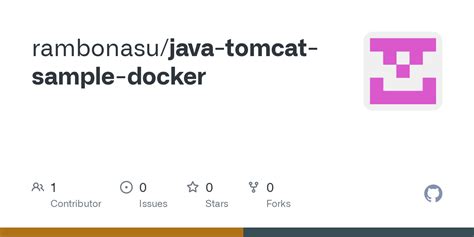Github Rambonasujava Tomcat Sample Docker