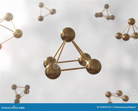 Science Atom Moleculaire Dna Modelstructuur Stock Illustratie Illustration Of Biotechnologie