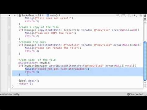 Objective C Programming Tutorial Working With File Attributes YouTube