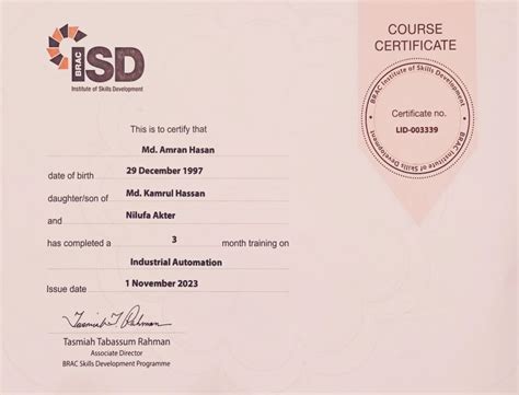 Md Amran Hasan On Linkedin Alhamdulillah Successfully Completed My Industrial Automation…