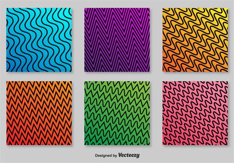 Retro Zigzag Vector Patterns 108213 Vector Art At Vecteezy