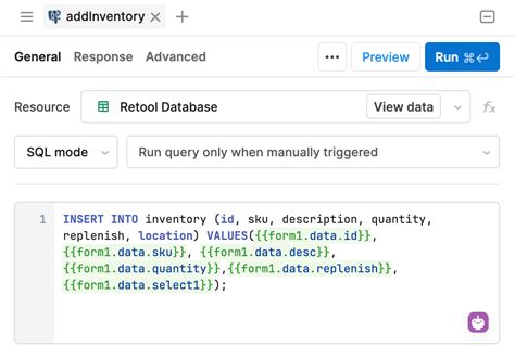 Inventory Management App Retool Docs