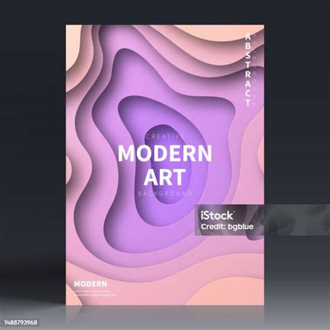 브로셔 템플릿 레이아웃 핑크 커버 디자인 비즈니스 연례 보고서 전단지 잡지 3차원 형태에 대한 스톡 벡터 아트 및 기타 이미지 3차원 형태 가리기 곡선 Istock