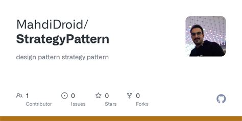 GitHub MahdiDroid StrategyPattern Design Pattern Strategy Pattern