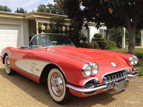 1958 Red Corvette Convertible Fuellie Rent This Location On Giggster