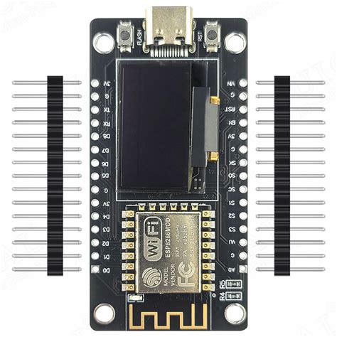 Jual New Esp8266 Esp 12f Wifi Module With 096 Inch Oled Display