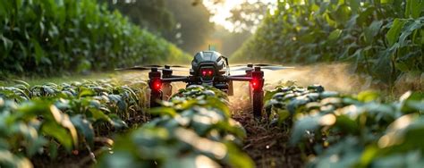 Premium Photo Robotic Systems For Precision Spraying Background