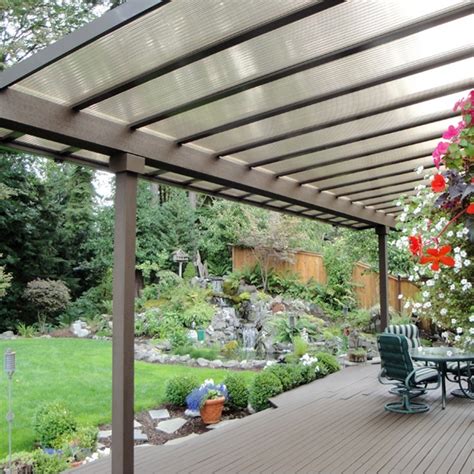 Pergola With Corrugated Roof Design Diy Pergola With Corrugated Roof