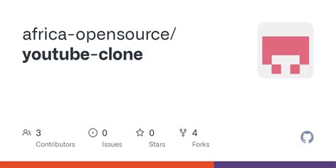 Github Africa Opensourceyoutube Clone