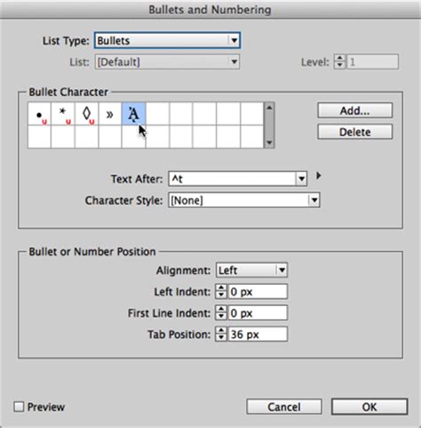 What Is That Weird A Bullet Character In The Dialog Box CreativePro Network