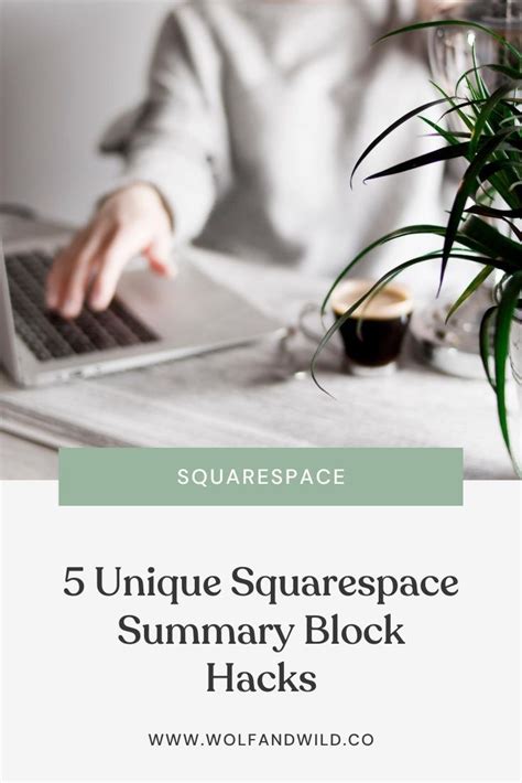 use squarespace summary blocks to promote your content wolf and wild squarespace squarespace