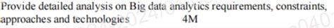 Solved Provide Detailed Analysis On Big Data Analytics
