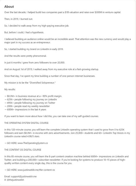 Best Linkedin Profile Summary Examples Tips And More Kr1stna Media