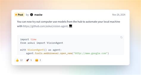 Maxiw On Hugging Face You Can Now Try Out Computer Use Models From The Hub To Automate Your