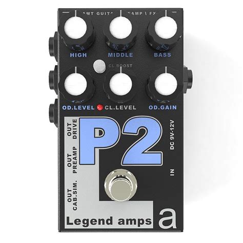 AMT Electronics Legend Amps P Distortion Black Reverb Australia