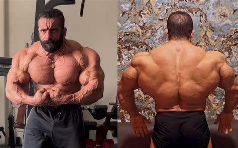 Hadi Choopan Shows Off Massive And Full Back 8 Weeks From 2023 Mr