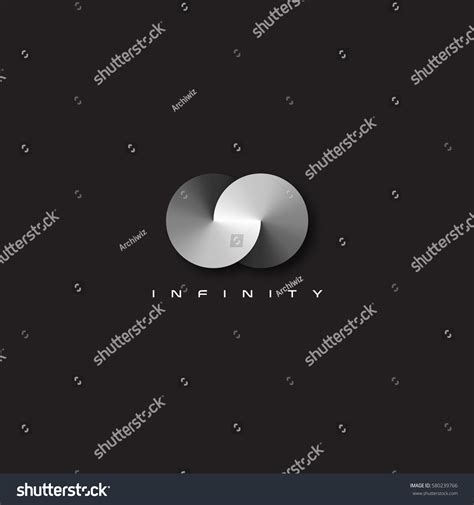 Vector Modern Elegant Infinity Symbol Illustration Stock Vector